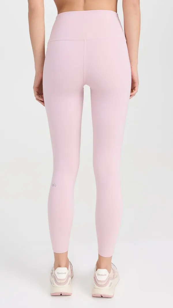 Alo Yoga 7/8 High-Waist Airbrush Leggings In Ballet Pink - 40% Off